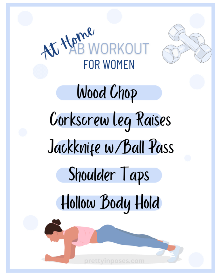 Best Ab Workout At Home for Women - Pretty in Poses